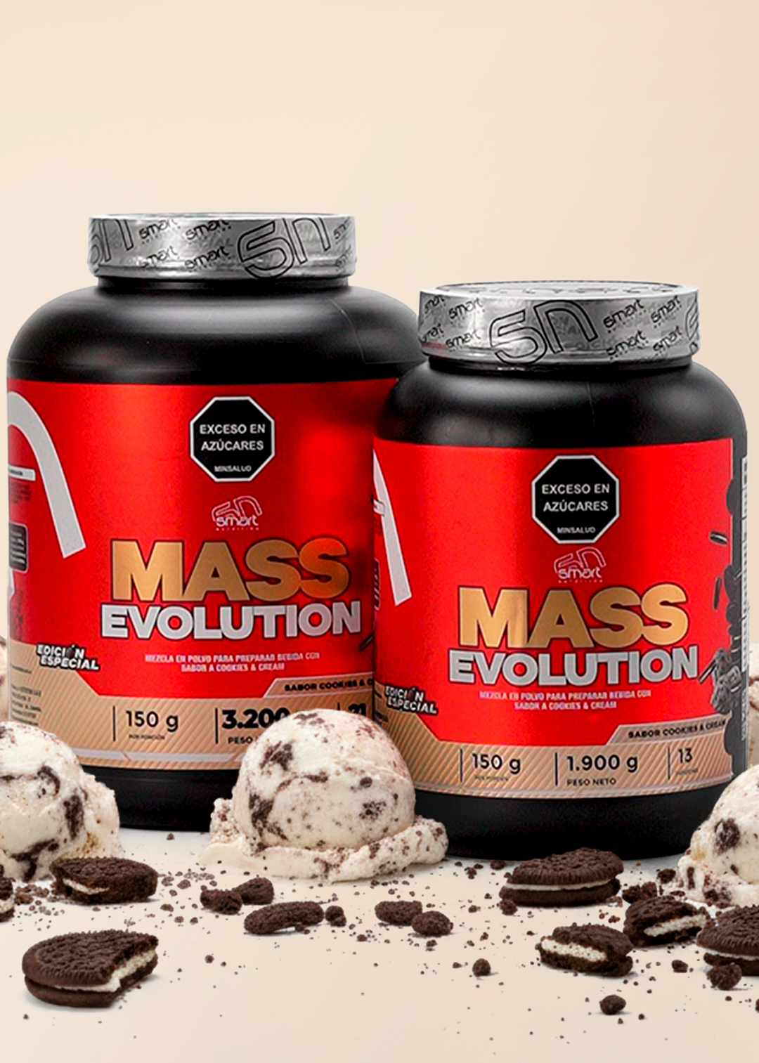 Mass Evolution Cookies n Cream – SMART NUTRITION